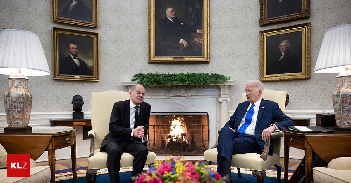 Ohne USA chancenlos: Biden und Scholz werben für mehr Ukraine-Hilfe